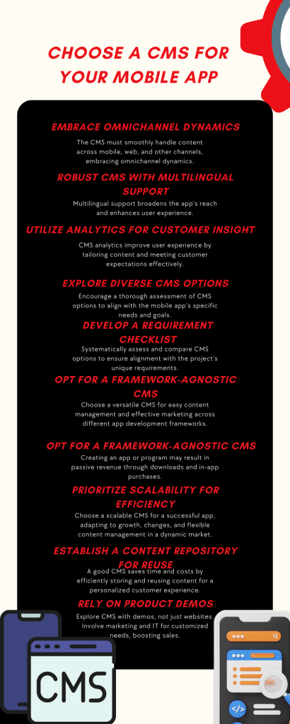 How to Choose the Best CMS for Mobile Apps in 2024
